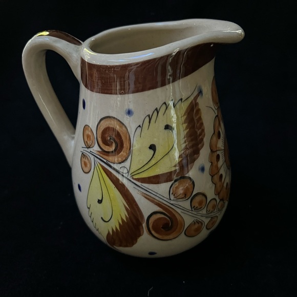 Mexican | Accents | Mexican Pottery Pitcher Marked Fina Rivera Brown ...